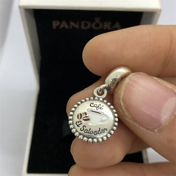 Pandora | Jewelry | Pandora Cafe El Salvador Dangle Charm Coffee Charm ...